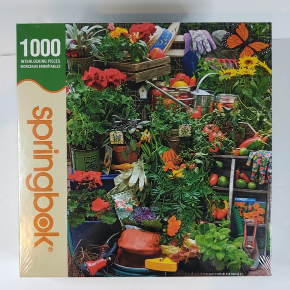 Springbok | Games | Nwt Springbok Garden Delights Jigsaw Puzzle | Poshmark